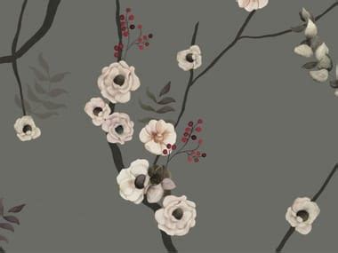 CARDAMOMO Wallpaper With Floral Pattern Nonwoven Wallpaper With