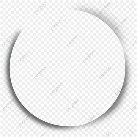 Shadow Effect Circle White Transparent Black Circle Shadow Effect