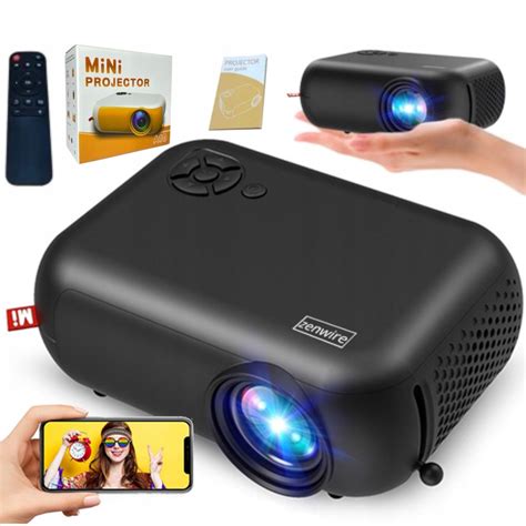 PRZENOŚNY RZUTNIK MINI PROJEKTOR LED FULL HD USB Sklep Opinie Cena