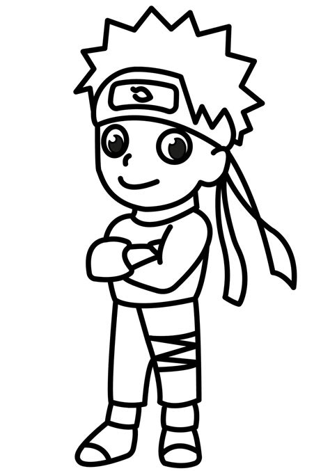 Desenhando Naruto Kawaii Para Colorir Imprimir E Desenhar Colorir Me