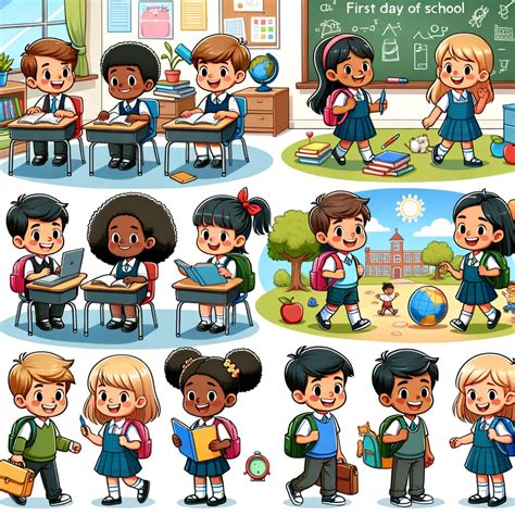 Histoires sur la rentrée des classes pour animaux et autres personnages