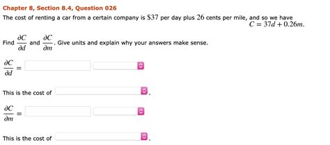 solved chapter 8 section 8 4 question 026 the cost of