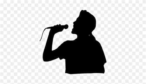Singer Silhouette Stock Illustrations Singer Silhouette Clip