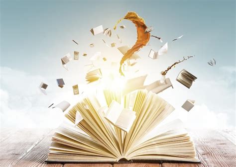 Premium Photo Reading And Books Concept Mixed Media