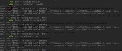 rails 7 ruby 3 1 bootstrap the asset application css is not present in the asset pipeline