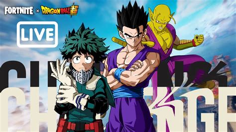 Fortnite X Dragon Ball Returns Live Deku Smash And Kamehameha Mythic In