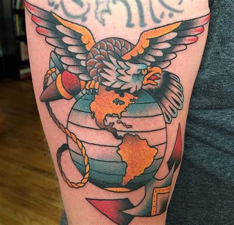 Marine Corps Eagle Globe And Anchor Tattoo Marine Corps Tattoos