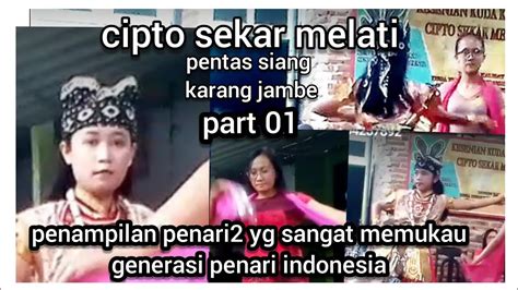 Kuda Kepang CIPTO SEKAR MELATI Pentas Siang Karang Jambe PART 01 YouTube