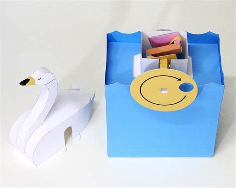 Moving Paper Craft Behind The Scenes Automata Printable Image 2 Diy Moving Ruler Crafts