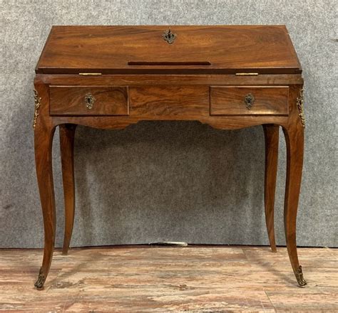 Bureau scriban Style Louis XV Noyer Seconde moitié du Catawiki