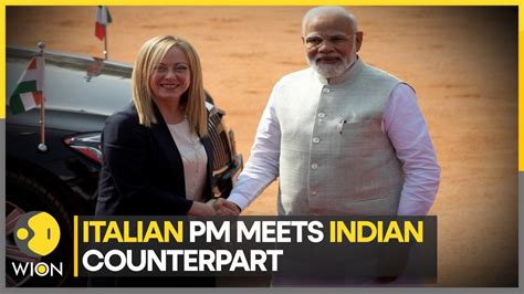 Giorgia Meloni Meets Indian PM Narendra Modi First Italian PM To