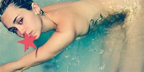 Miley Cyrus Poses Naked In The Bath