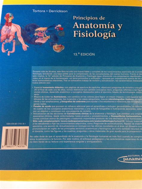 Principios De Anatomia Y Fisiologia Tortora Derrickson Ra