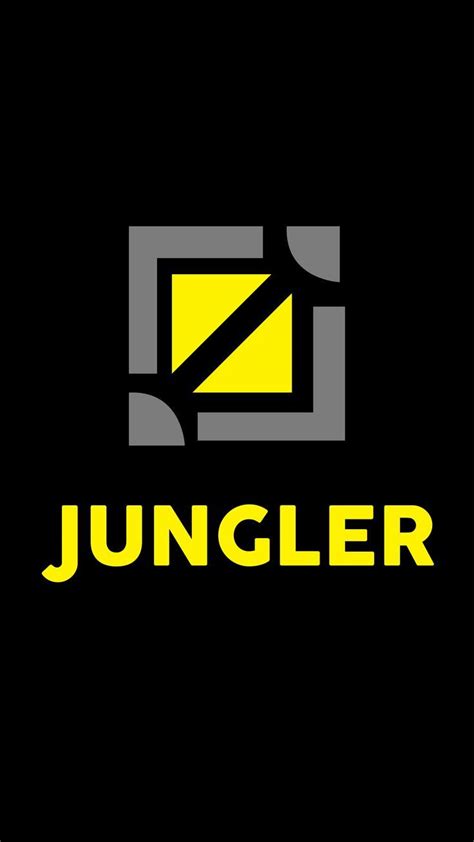 Logo Lane Jungler V2 Yellow Desain Logo Game Buku Foto Gambar