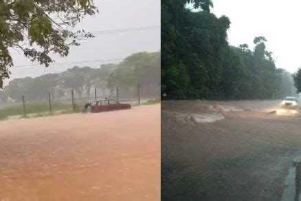 MidiaNews Chuva Forte Alaga Ruas E Deixa Carros Ilhados Em Campo Verde