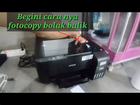 CARA FOTOCOPY KTP BOLAK BALIK DI PRINTER YouTube