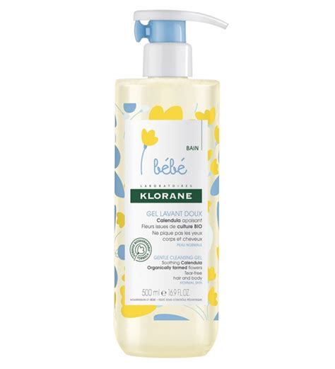 Klorane Gel lavant doux au Calendula apaisant Bébé Corps et