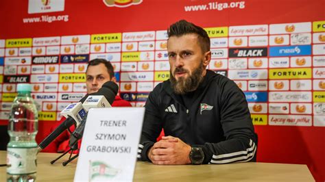Konferencja prasowa po meczu ze Zniczem Pruszków OFICJALNA STRONA