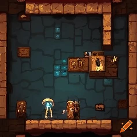 Top Down Tileset For A Dungeon Game