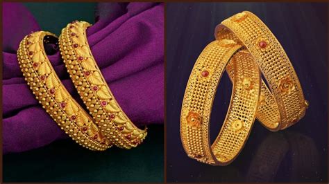 Most Beautiful And Outstanding 22K Gold Bangle Kangan Design