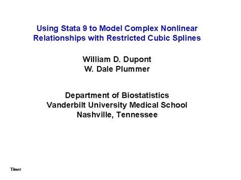 using stata 9 to model complex nonlinear relationships