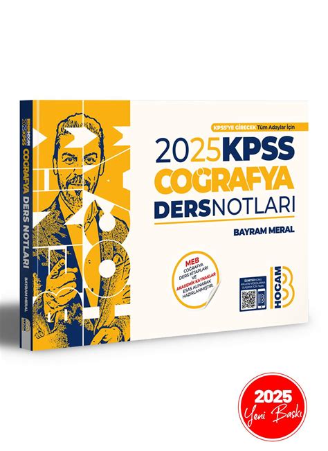2025 KPSS Coğrafya Ders Notları Soru Bankası ve Haritalarla Coğrafya