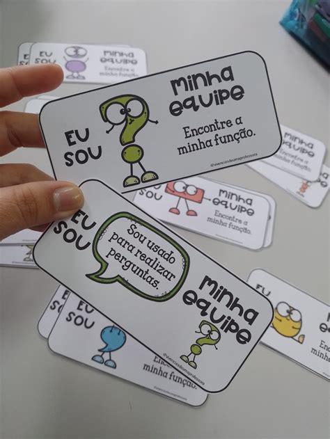 Cards Sinais de Pontuação