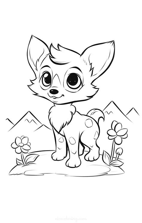Page De Coloriage Loup Mystique Plongez Dans La Nature