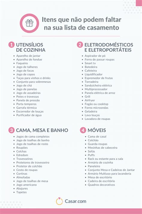 Casar Veja O Que Pedir Na Sua Lista De Presentes De Casamento
