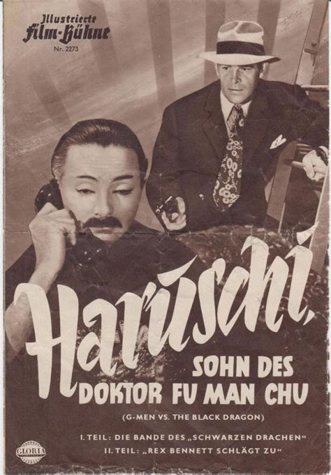 Programmheft Zu Haruschi Sohn Des Doktor Fu Man Chu G Men Vs