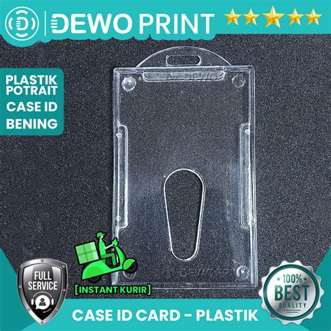 Jual Tempat Kartu ID Card Mika Plastik Holder ID Card Mica Hardcase ID