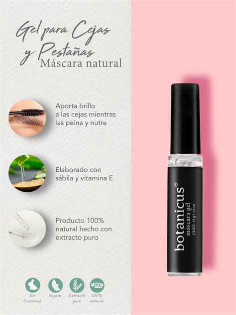 Gel Para Cejas y Pestañas Máscara Natural Botanicus