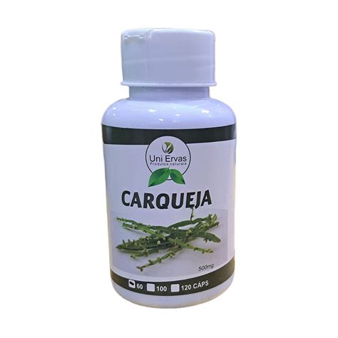 Carqueja 60 cápsulas 500mg Uni Ervas ABRAÃO ERVAS