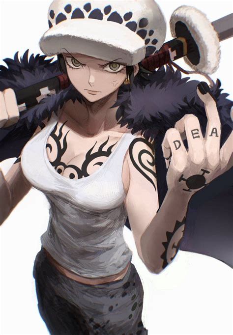 Pin By Sai Pranay On Female Law Trafalgar Law One Piece One Piece