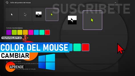 Cambiar COLOR DEL PUNTERO Windows 11