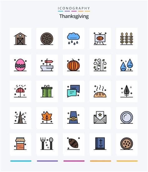 Creative Thanks Giving Paquete De Conos Llenos De L Neas Como El
