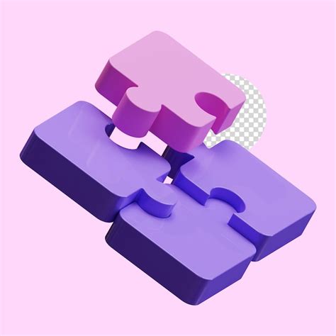 Premium Psd D Jigsaw Puzzle Pieces High Quality Render Isolated