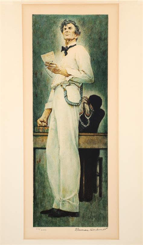 Sold At Auction Norman Rockwell Norman Rockwell Lincoln For The