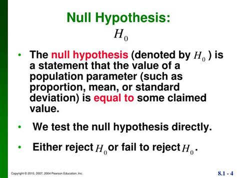 ppt section 8 2 basics of hypothesis testing powerpoint presentation id 3766243