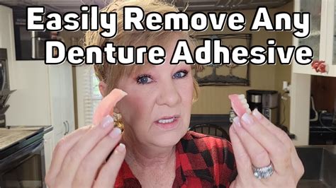 How To REMOVE Denture Adhesive From DENTURES EASILY YouTube