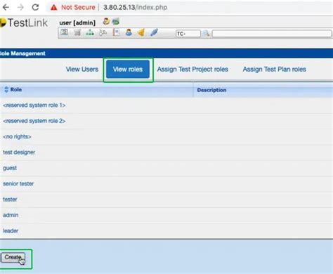 How To Create A User In Testlink And Assigning Roles Geeksforgeeks