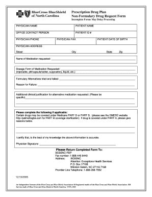 Fillable Online Prior Approval Fax Request Form Blue Cross And Blue