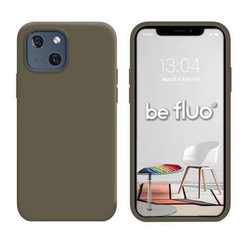 Coque Silicone Moxie BeFluo Fine et Légère pour iPhone Intérieur