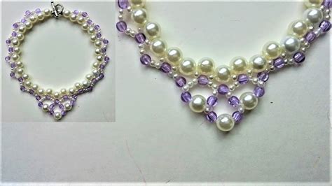 Beaded Necklace Tutorial For Beginners YouTube