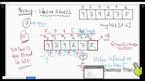 Linear Search Array Paper 2 Cs 9618 A Level Youtube