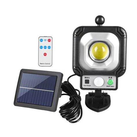 Lampe solaire à 106 ou 318led avec capteur de corps humain PIR 3 Modes
