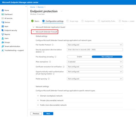 Create Windows Firewall Rules In Intune Windows Microsoft Learn