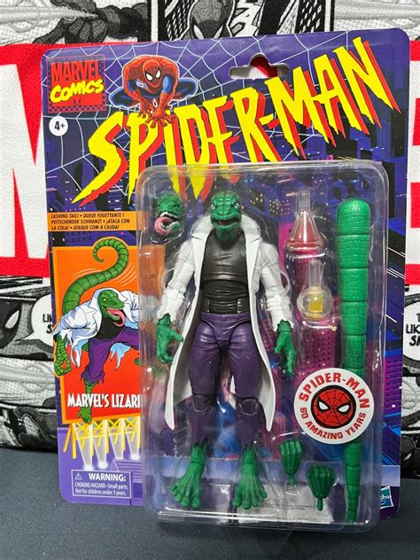 Marvel Legends Retro Lizard Spider Man Hasbro Hobbies Toys Toys