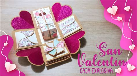 Manualidades Y Diy Decoramos La Caja Explosiva De San Valent N De