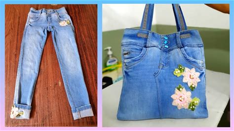 Bolso Con Jeans Reciclados Tutorial Nuevo Modelo Youtube